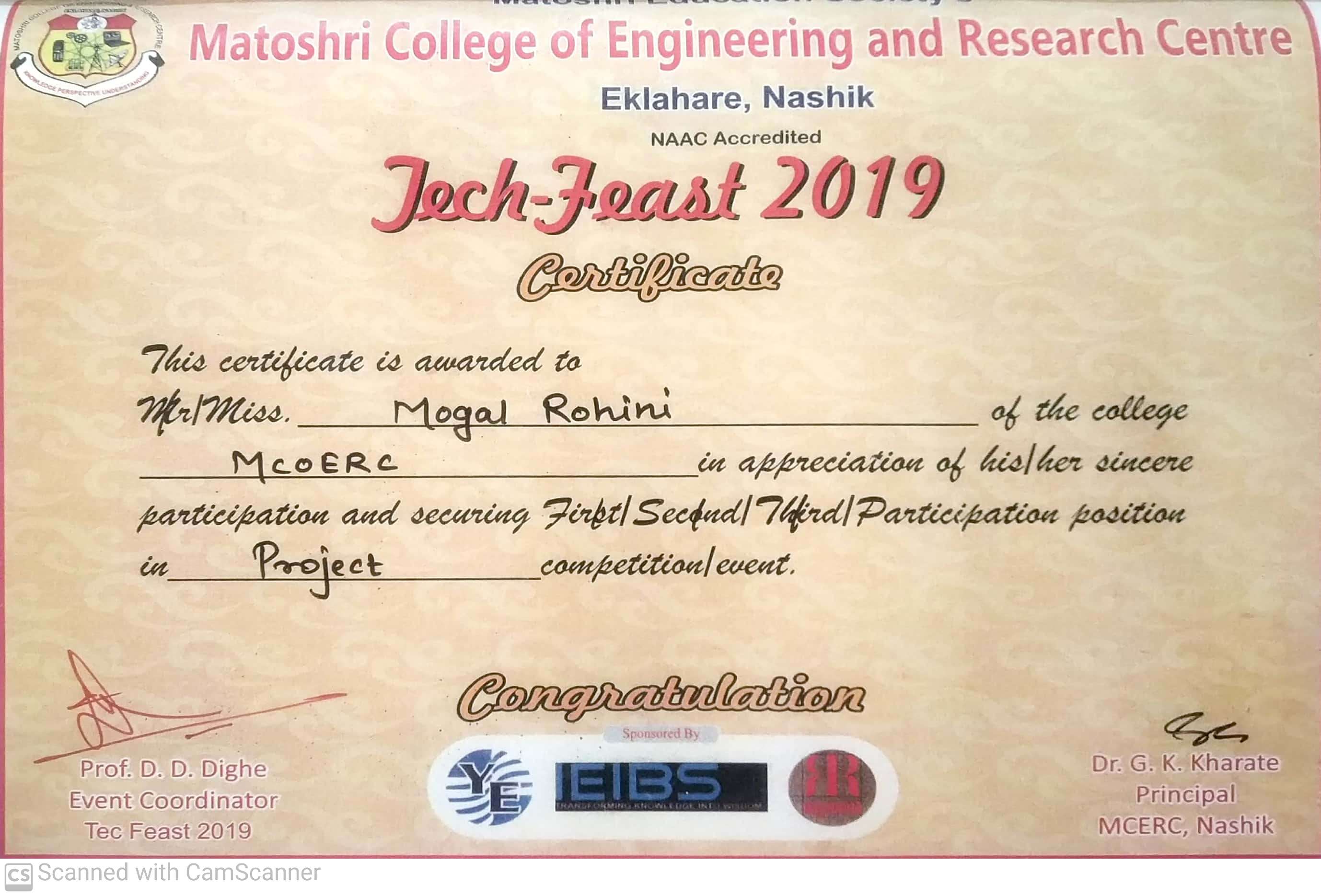 Matoshri College of Engineering & Research Centre, Eklahare, Nashik